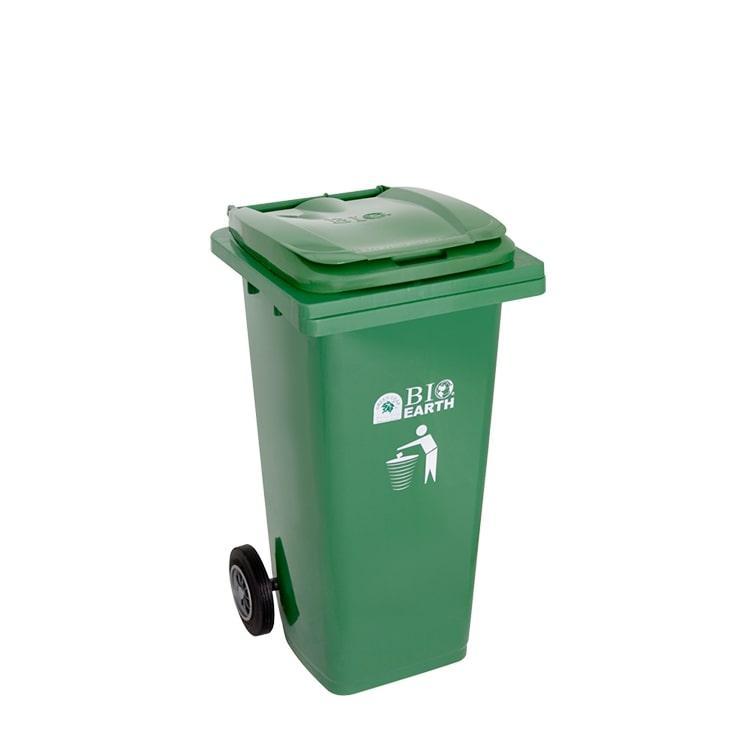 Jual Green Leaf 2312 Kotak Tempat Sampah Roda Segi Tutup 120 Liter Bio Dustbin | Shopee Indonesia