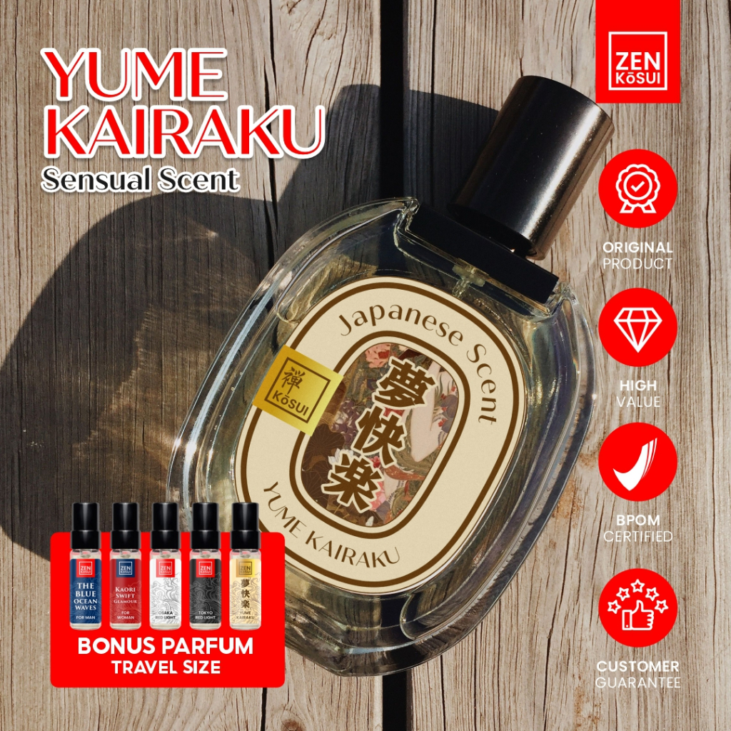 Jual Zen Kosui Parfum Yume Kairaku Eau de Parfum Unisex EDP - Parfume ...