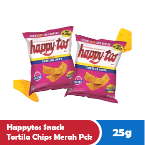 Jual HAPPYTOS SNACK TORTILA CHIPS MERAH PCK 25g | Shopee Indonesia