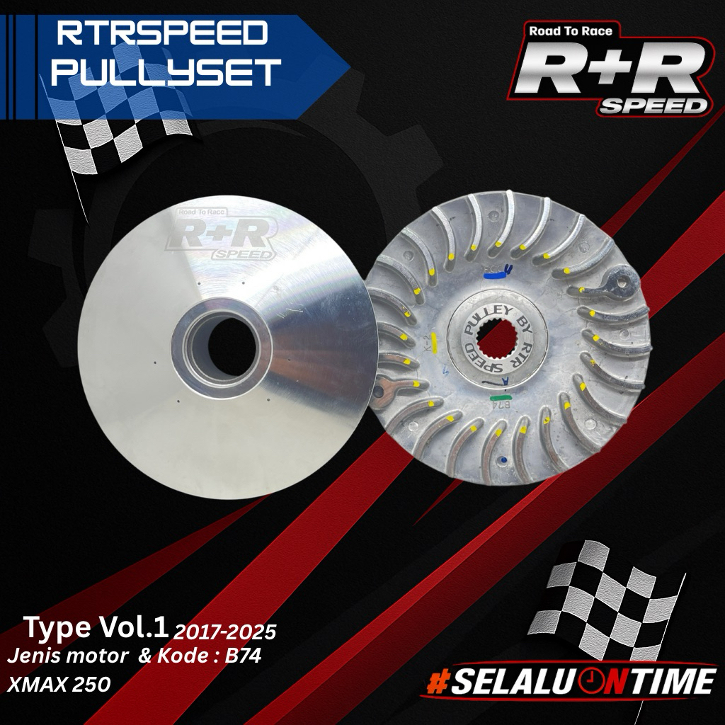 Jual RTRSPEED Pullyset Depan Racing Rumah Roller & Kipas Roller XMAX 250CC | Shopee Indonesia