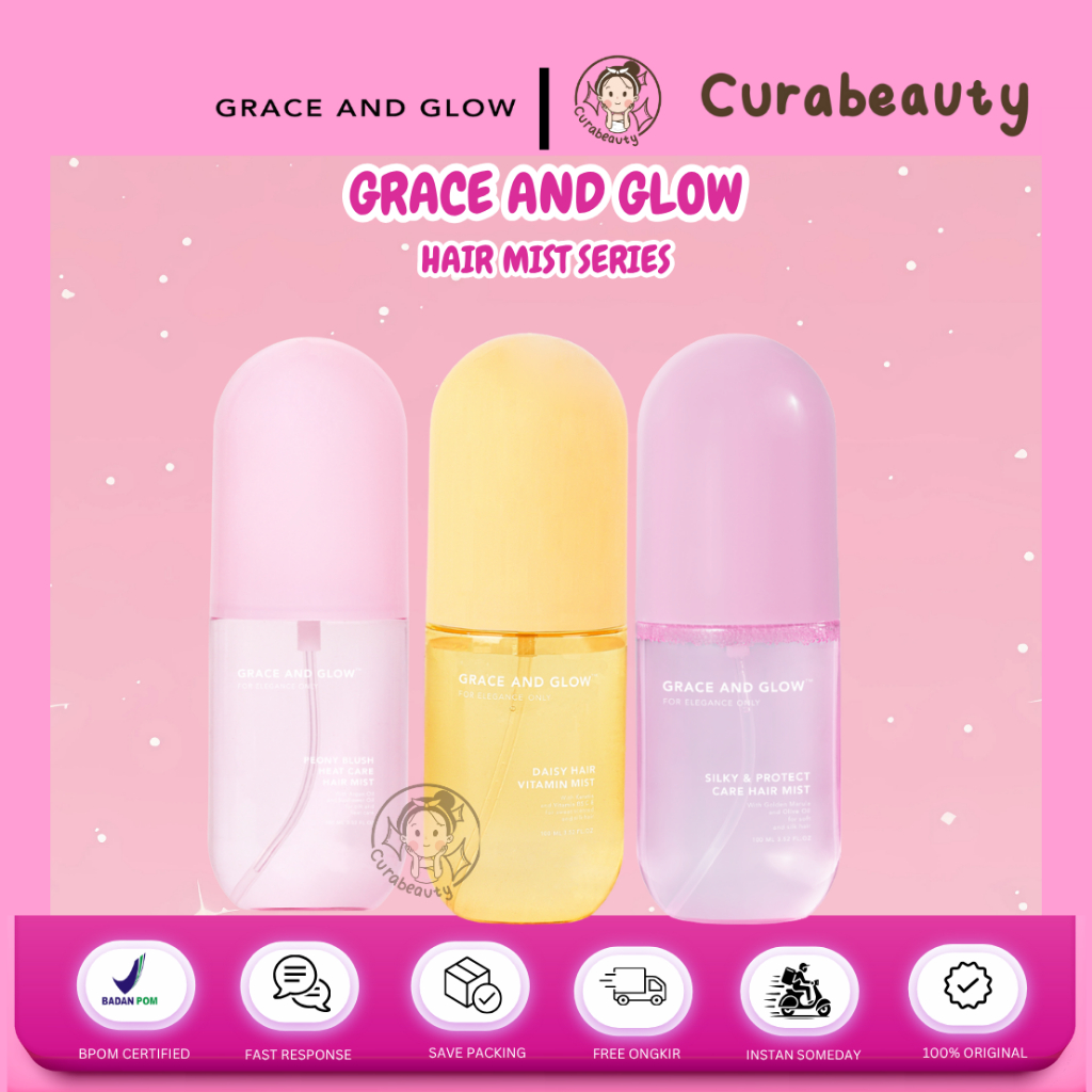 Jual •CURABEAUTY• MANADO GRACE AND GLOW HAIR MIST PARFUM RAMBUT ...