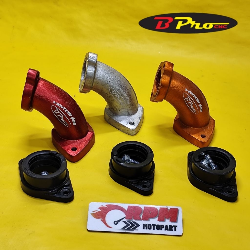 Jual Intake Intek Manifold Panjang BPro Bebek Sleep Engine Jupiter Supra Kharisma Shogun Vega ...