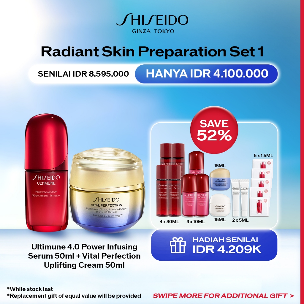 Jual BUNDLE Shiseido Radiant Skin Preparation Set 1 | Shopee Indonesia