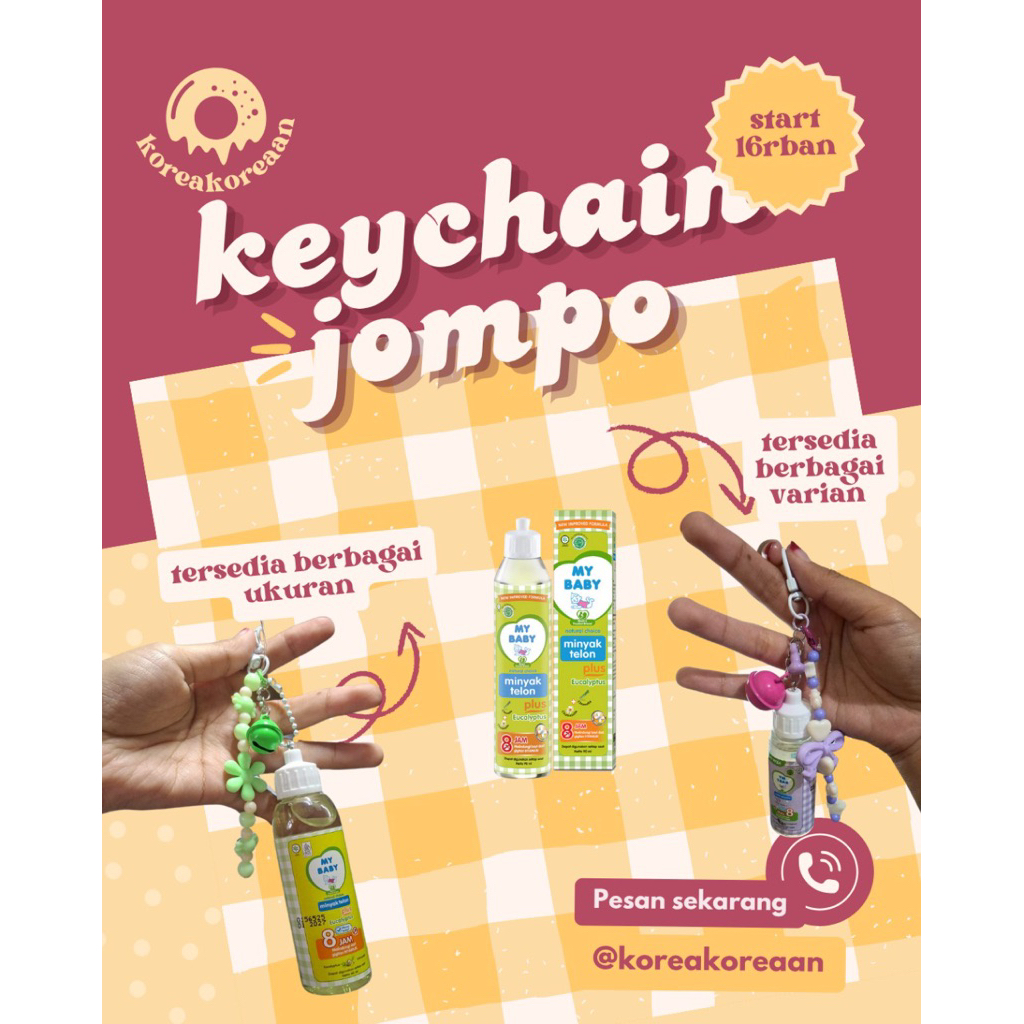Jual Keychain Jompo lucu lengkap dan awet untuk remaja kaum jompo ...