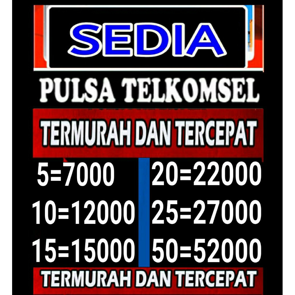 Jual Pulsa telkomsel 10k | Shopee Indonesia