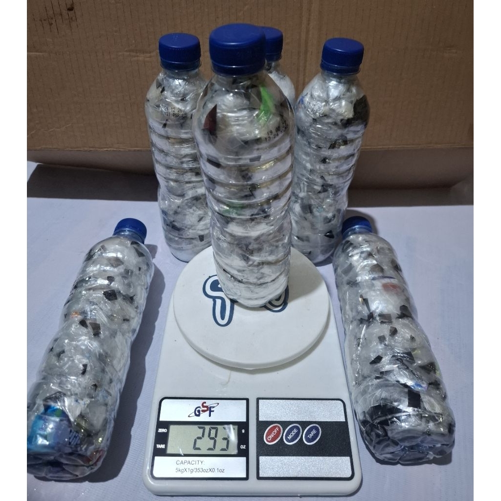 Jual Ecobrick Botol Aqua 600ml Berat 250-300 Gram | Shopee Indonesia