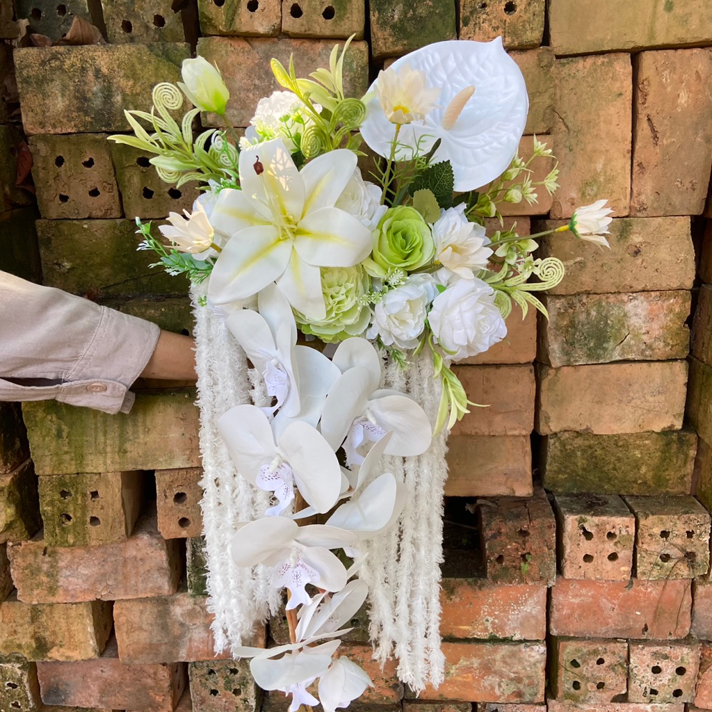 Jual buket lamaran/buket wedding/buket bunga wedding/hand buket ...
