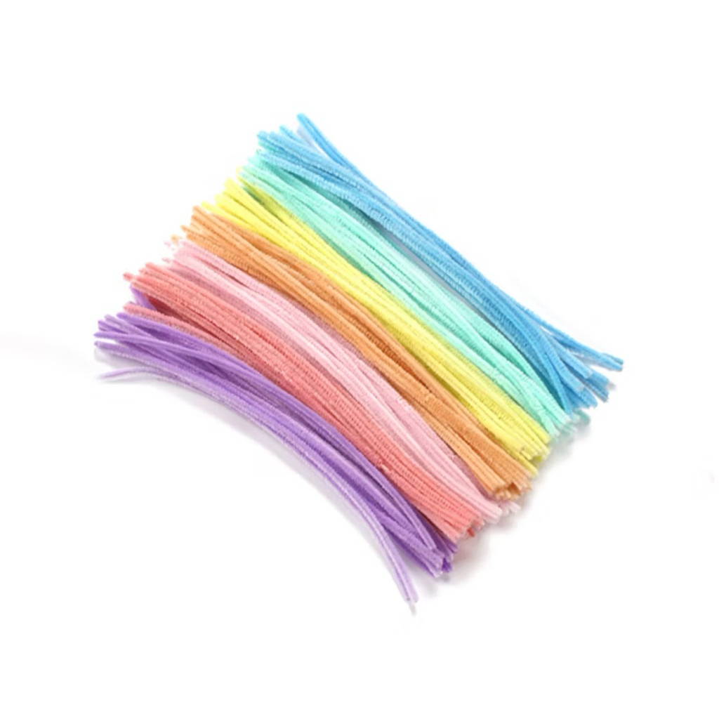 Jual KAWAT VIRALL 3000 , kawat bulu mercy pipe cleaner MIX 10 warna ...