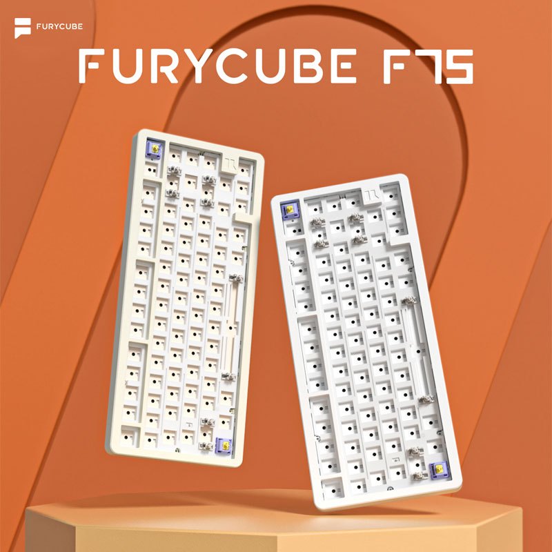 Jual FURYCUBE Aluminum Gaming Keyboard F75 Barebone Kits Gasket ...