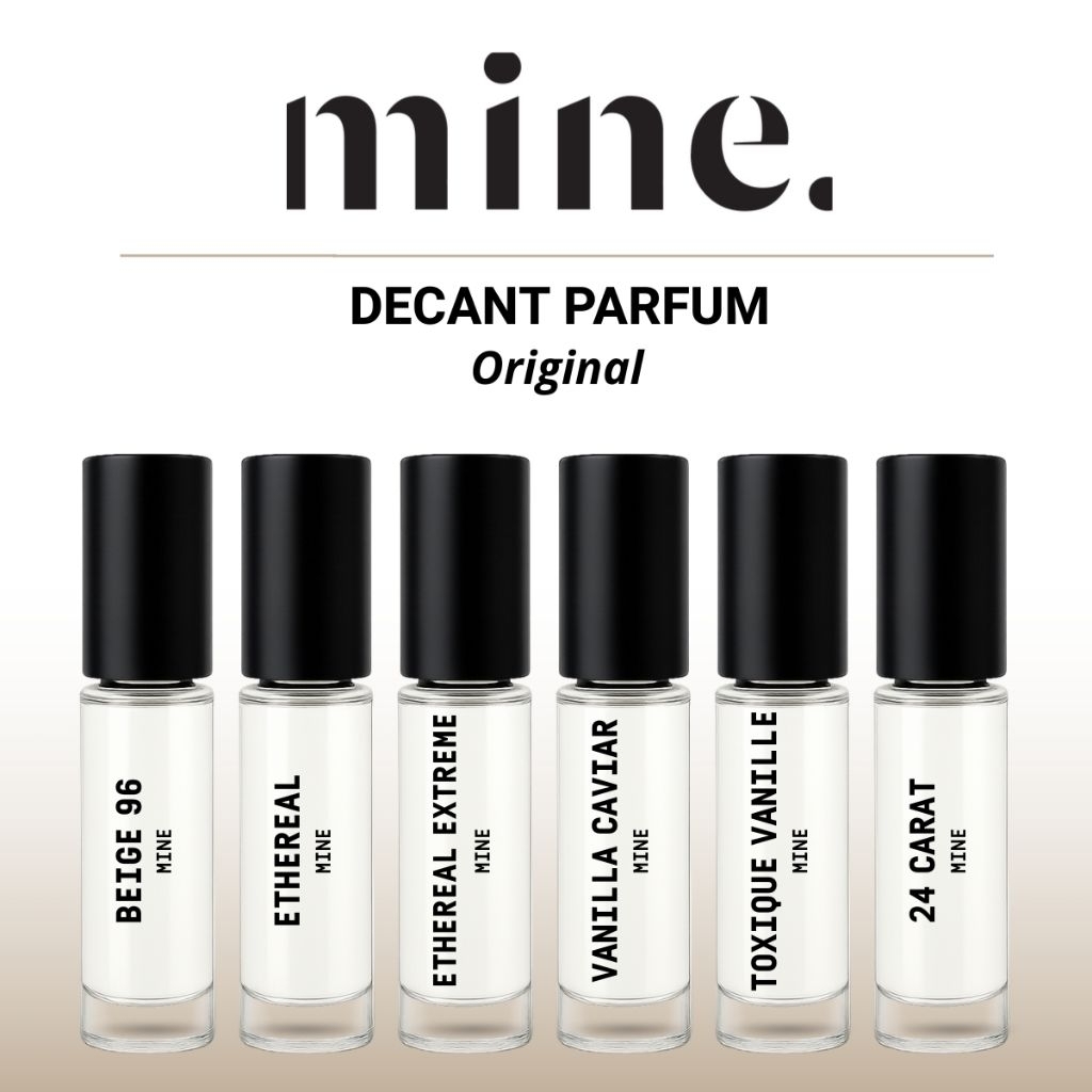 Jual Decant Parfum Mine. - Ruby Royale, 24 Carat, Vanilla Caviar ...