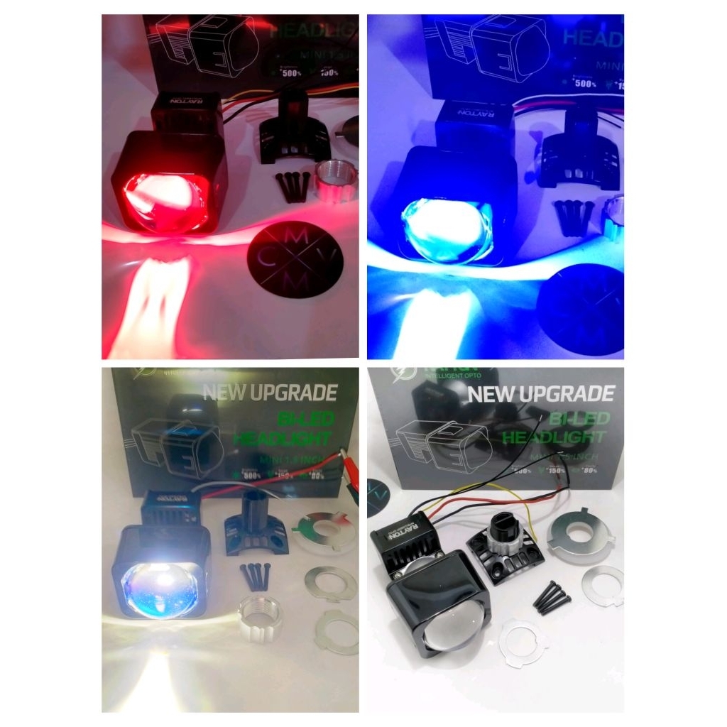 Jual Projector BILED MATRIX X1 RTD 1.5inch SUPER BRIGHT 50watt + Devil ...