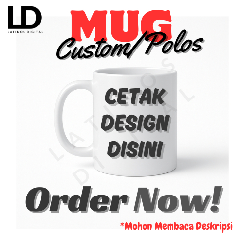 Jual Gelas Mug Sublim Putih Custom / Polos Kosongan - Coating Sublim ...