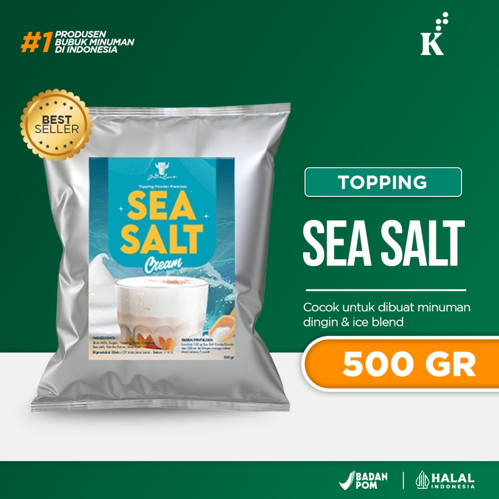 Jual Topping Sea Salt Cream Javaland 500 gram | Shopee Indonesia