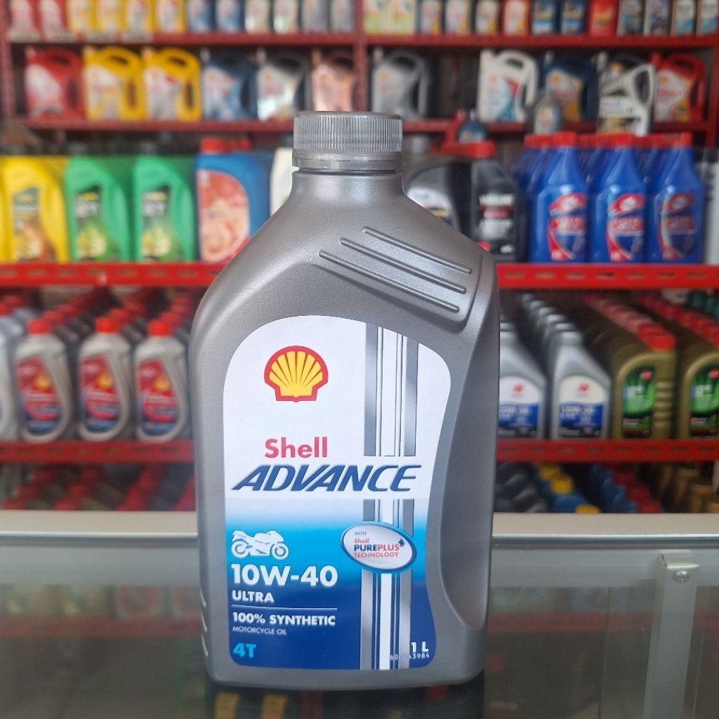 Jual Oli Motor Matic Scooter Shell Advance Ultra 10W-40 Original 1 ...