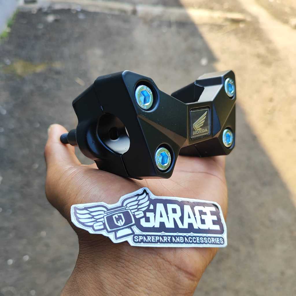 Jual raiser stang CB150R Set Atas Bawah Emblem Honda Dudukan Raiser ...