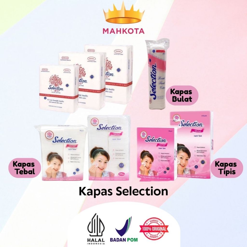 Jual ** Mahkotacosmetik ** Kapas Selection | Shopee Indonesia