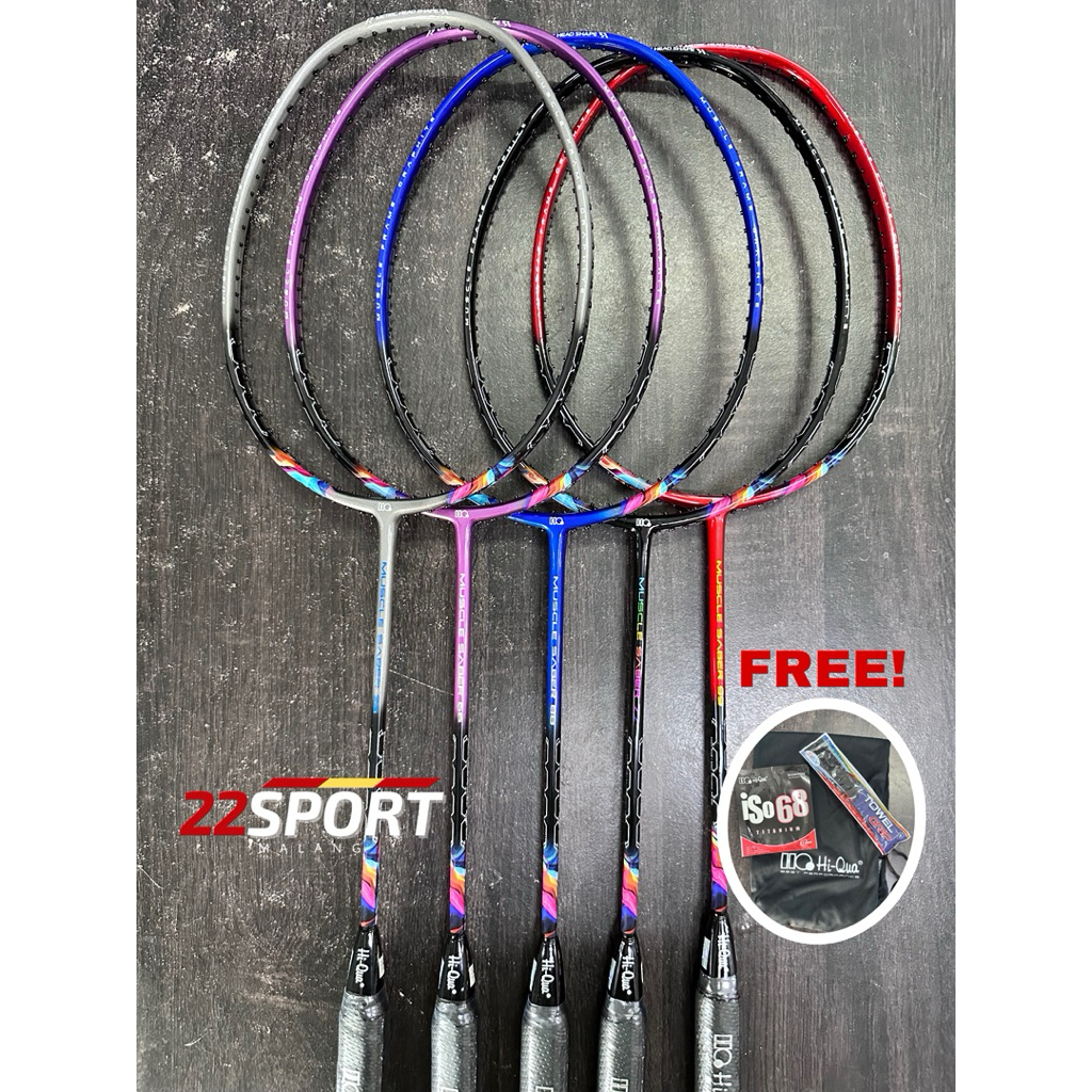 Jual Raket Badminton Hiqua HQ Muscle Saber Original | Shopee Indonesia