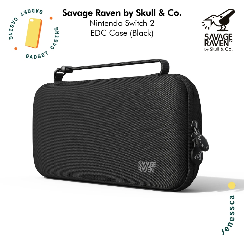 Jual Savage Raven Skull & Co. Switch 2 EDC Case Tas Switch Pouch Hardshell | Shopee Indonesia