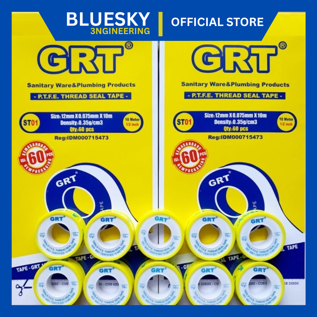 Jual Seal Tape Sealtape Solasi Siltep TBA Kran Air 12mm x 10m VIPER GRT ...