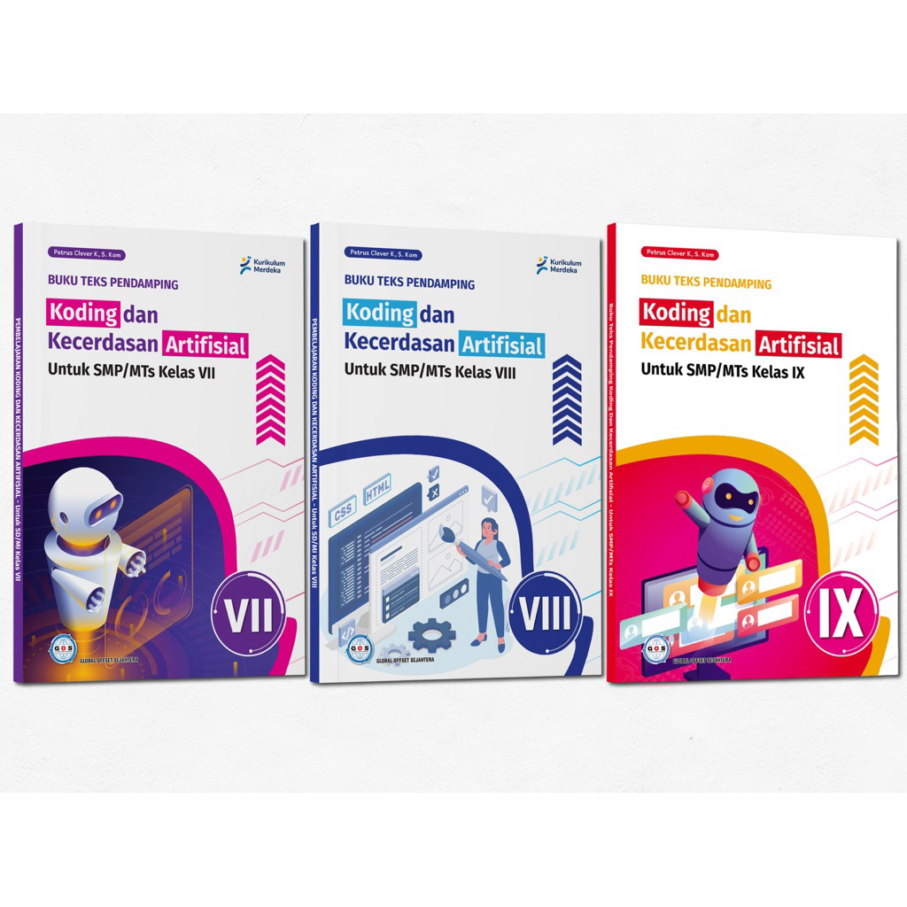Jual BUKU KODING DAN KECERDASAN ARTIFISIAL UNTUK SMP/MTS KURIKULUM MERDEKA BUKU TEKS PENDAMPING ...