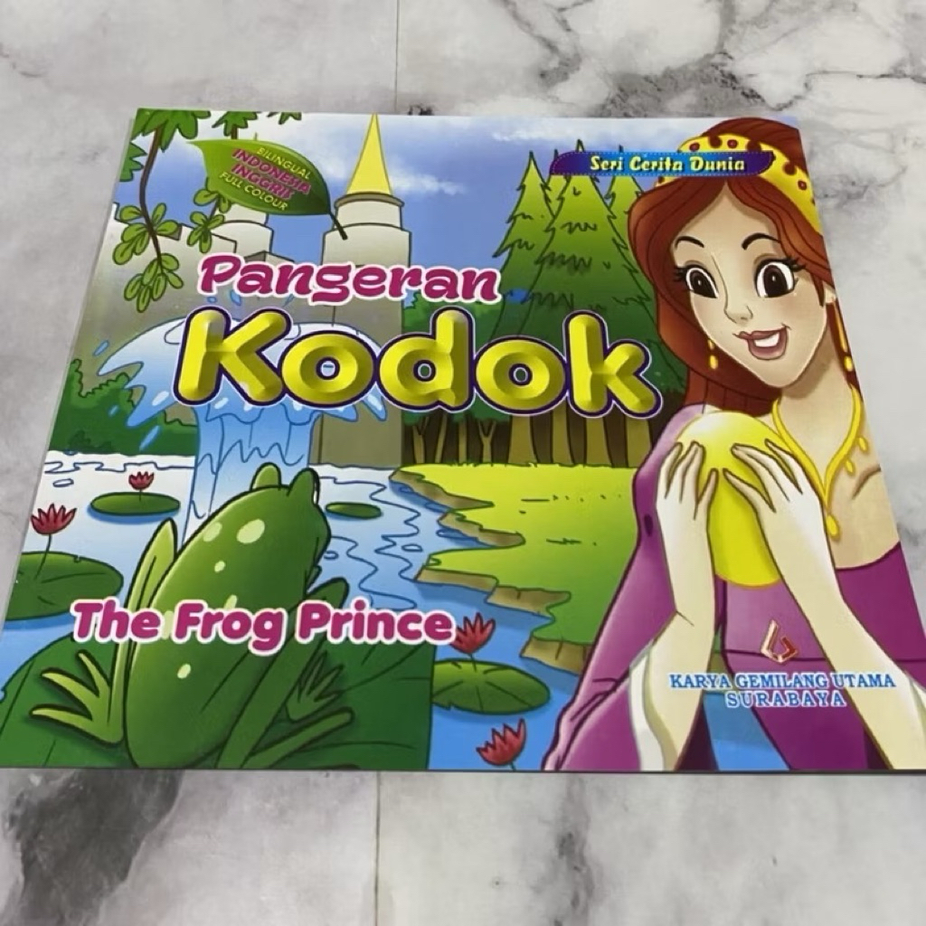 Jual Pangeran kodok The Frog Prince disney princess Buku Cerita anak ...