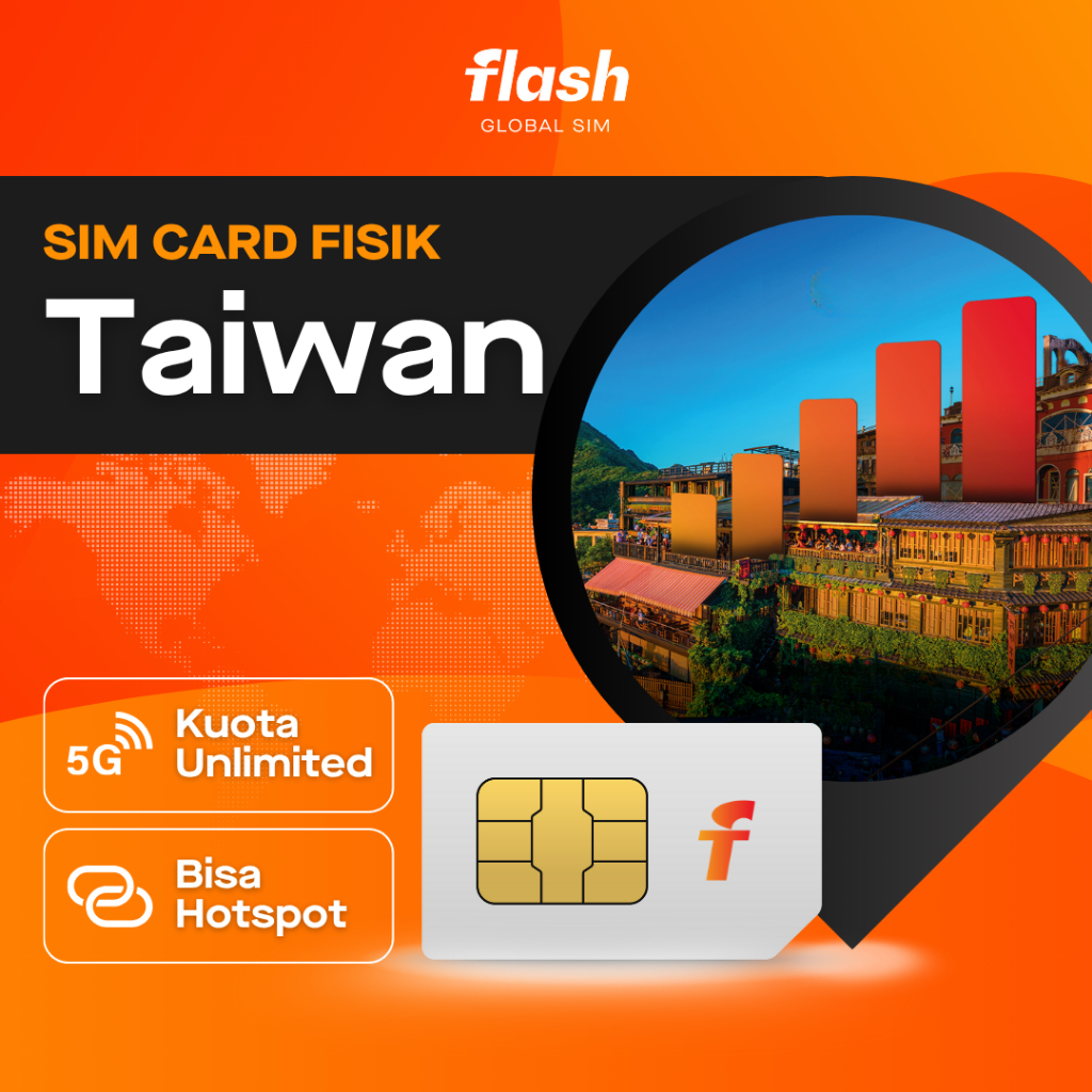 Jual SIM Card Taiwan Unlimited Data Flash Global SIM (Kartu Perdana ...