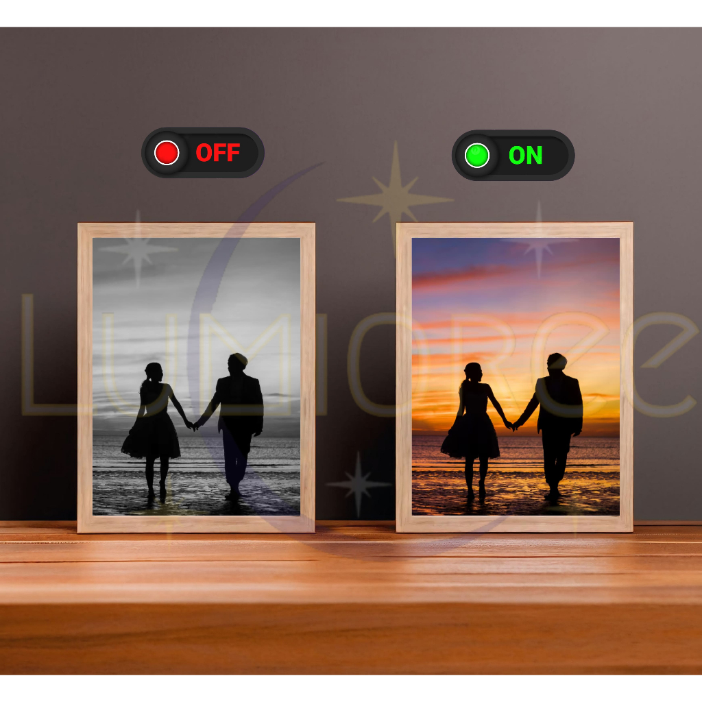 Jual Kado Romantis Frame LED Custom - Pajangan Gambar Nyala, Hadiah ...