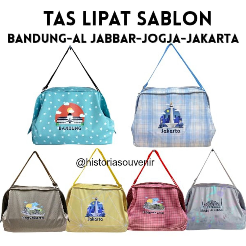 Jual Tas Lipat Souvenir Oleh-Oleh Bandung Cendramata Jakarta Yogyakarta ...