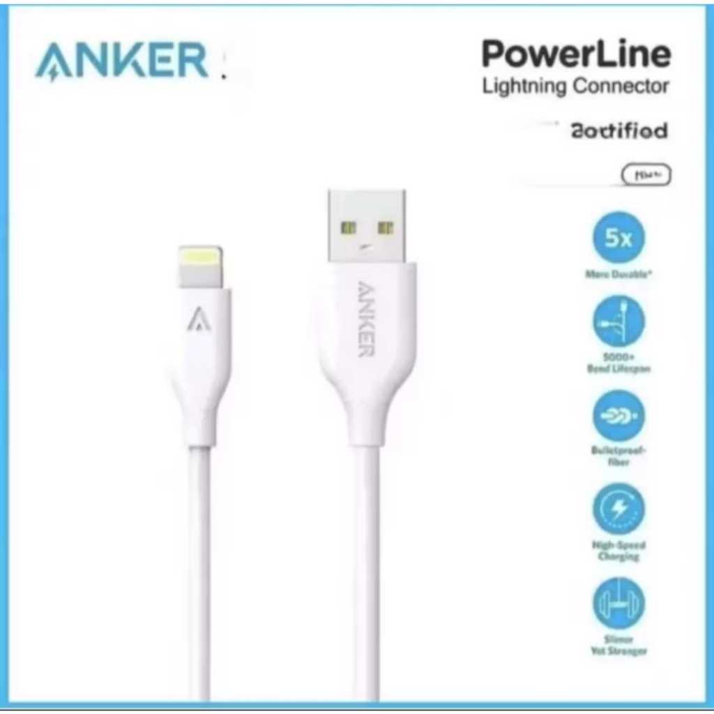 Jual Kabel Anker Iphone Kabel Iphone Kabel Data Iphonee Fast charging ...