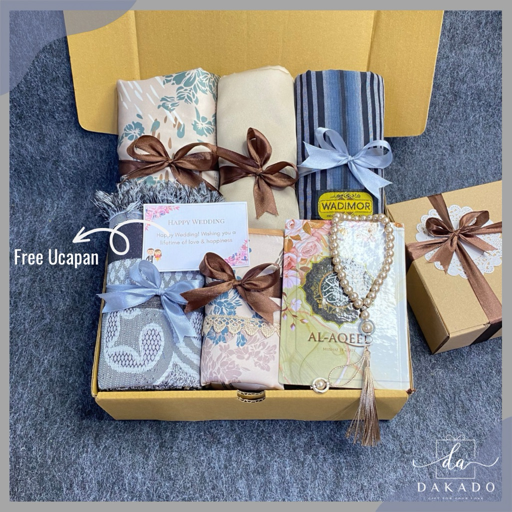 Jual MUKENA ALAT SHOLAT SESERAHAN KADO WEDDING / HAMPERS ALAT SHOLAT ...
