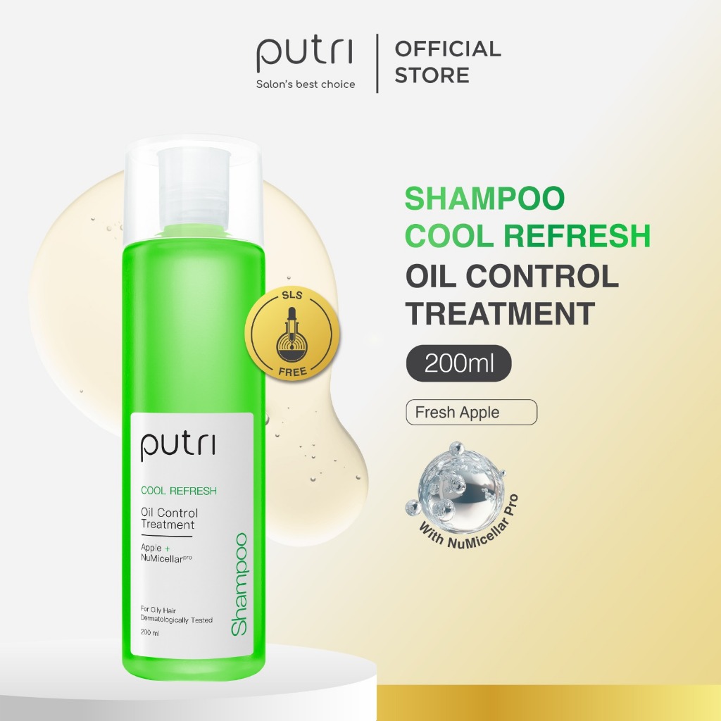 Jual Putri Cool Refresh Shampoo 200mL – Anti Rambut Lepek | Shampoo ...
