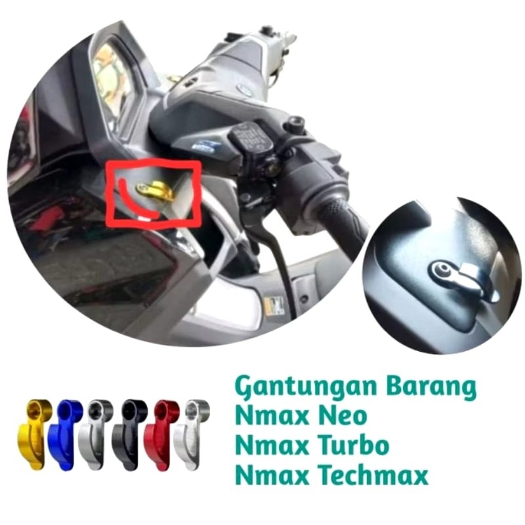 Jual Gantungan Barang Nmax Turbo Neo s Neo Techmax 2024-2025 Model CNC ...