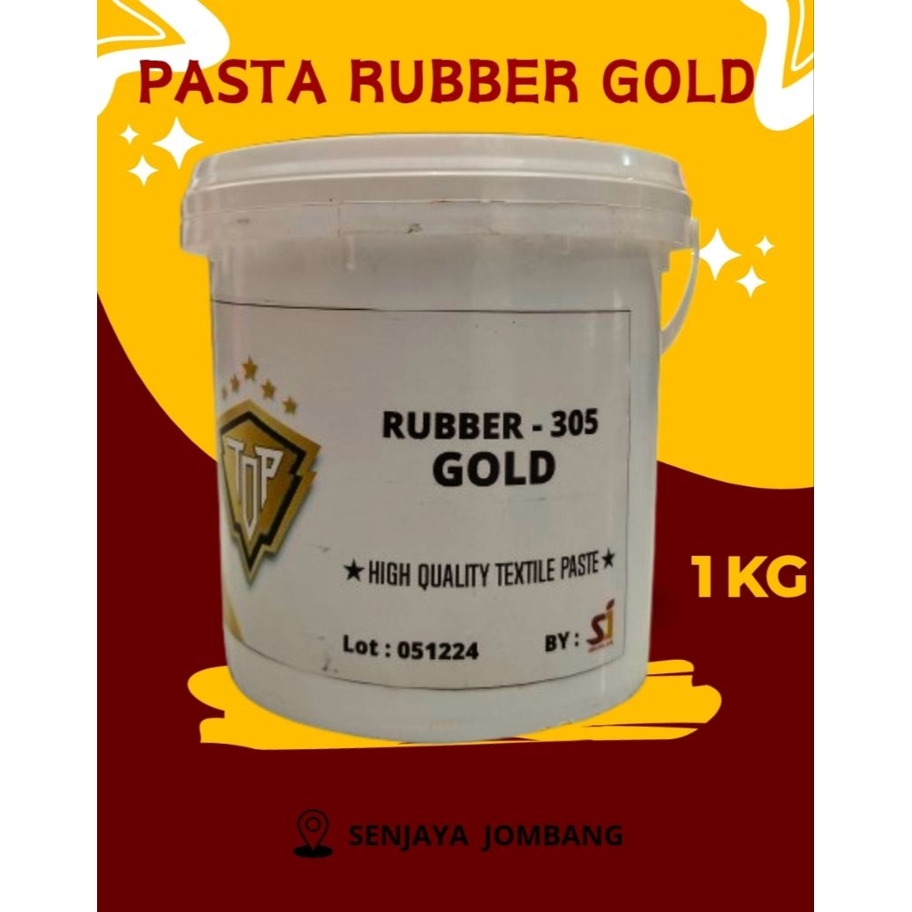 Jual TOP RUBBER PASTA GOLD 305 @ 1 KG | Shopee Indonesia