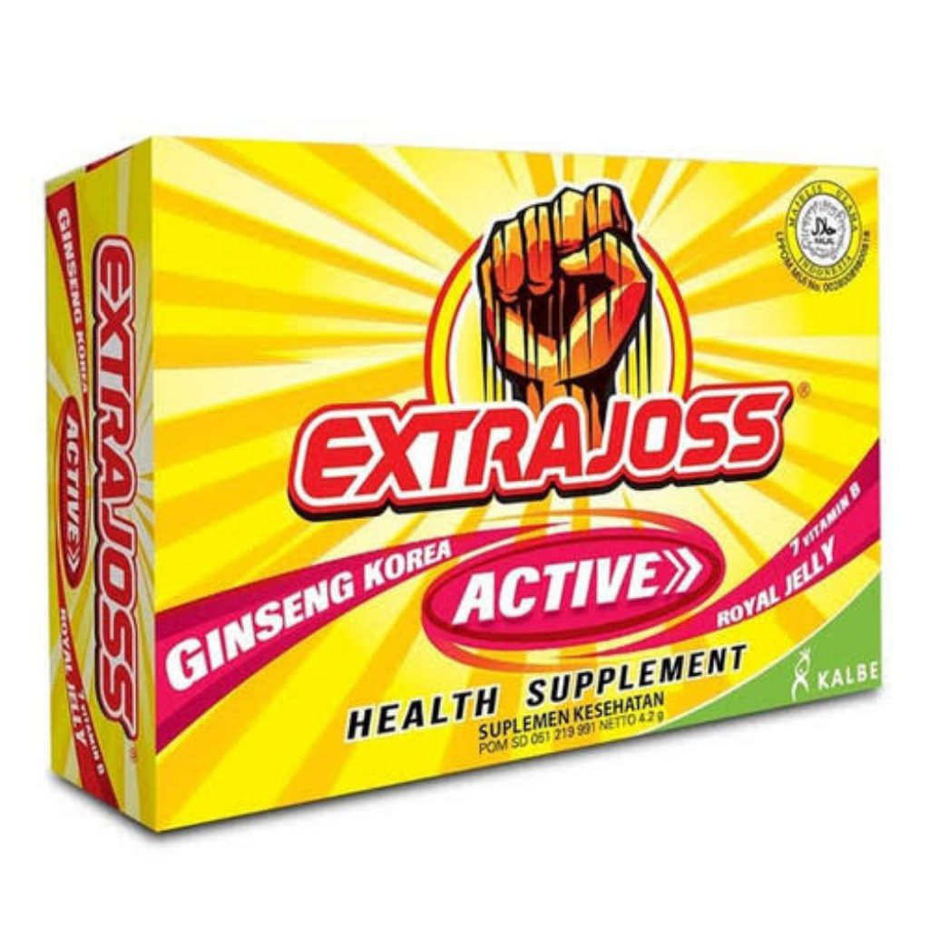 Jual Extra Joss Active Sachet 1 Box (Isi 12 Sachet) | Shopee Indonesia