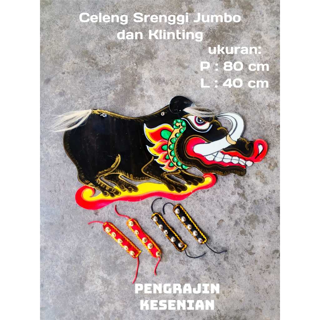 Jual Promo celeng srenggi / serenggi jumbo dan klinting kaki / krincing ...
