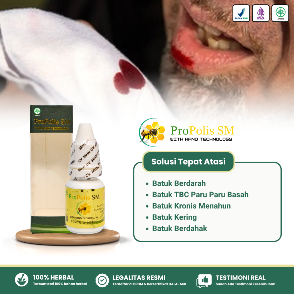 Jual Obat Batuk Berdarah, Batuk TBC Paru Paru Basah Pneumonia, Batuk ...