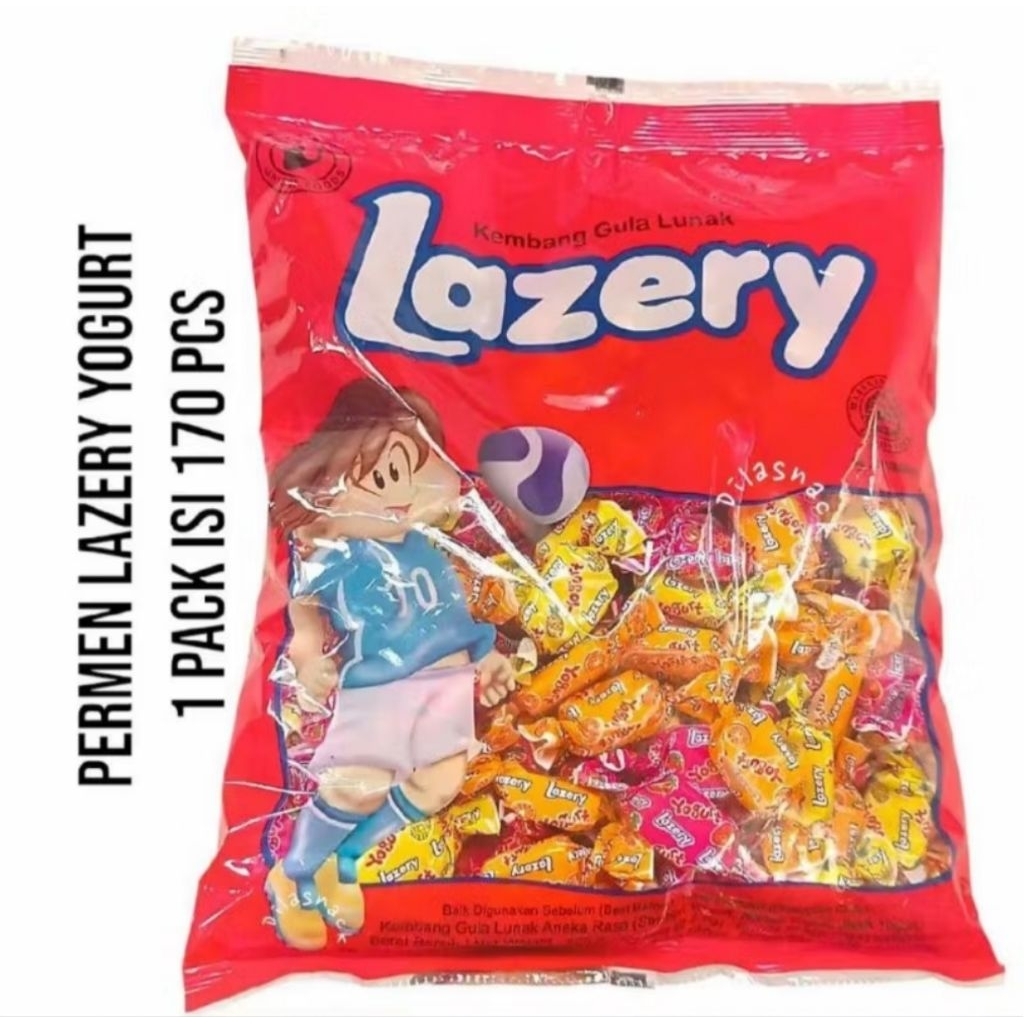 Jual LAZERY PERMEN YOGURT JUMBO ISI 170 PCS | Shopee Indonesia