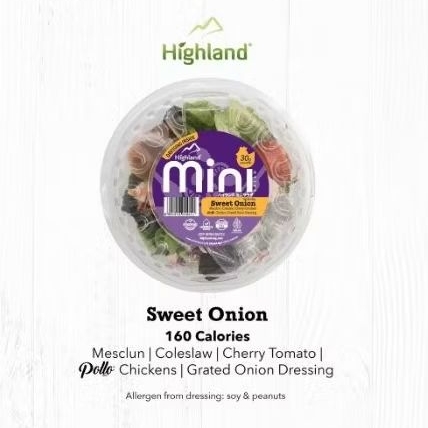 Jual SALAD mini highland Sweet Onion 100g | Shopee Indonesia