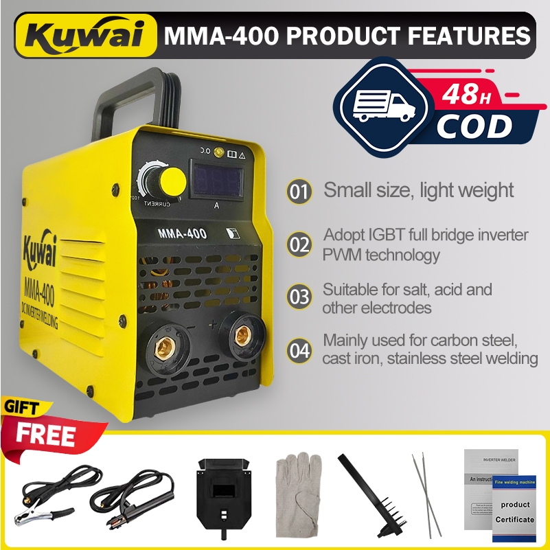 Jual KUWAI Mesin Las MMA-400 Inverter mesin las listrik Portable IGBT ...