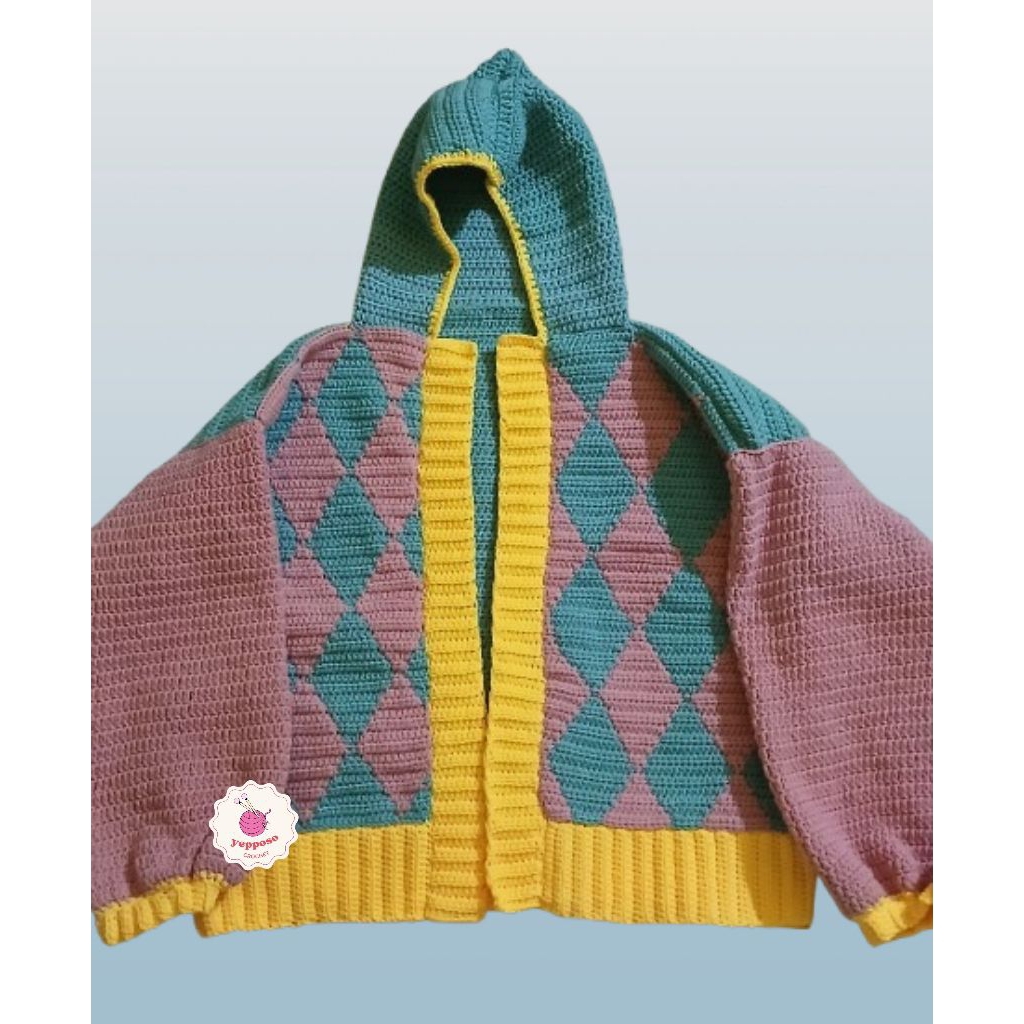 Jual Howl's Moving Castle Cardigan Custom/ HOWL'S MOVING CASTLE CROCHET ...