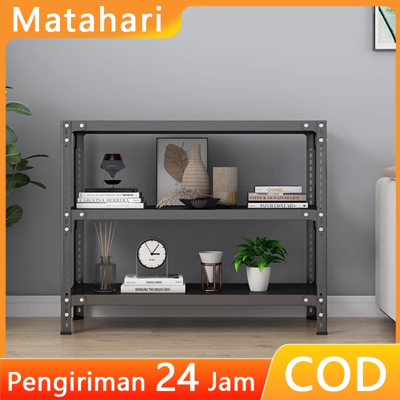 Jual Rak Penyimpanan Besi Tiga Lapis Rak Kecil Rak Multifungsi Rak ...