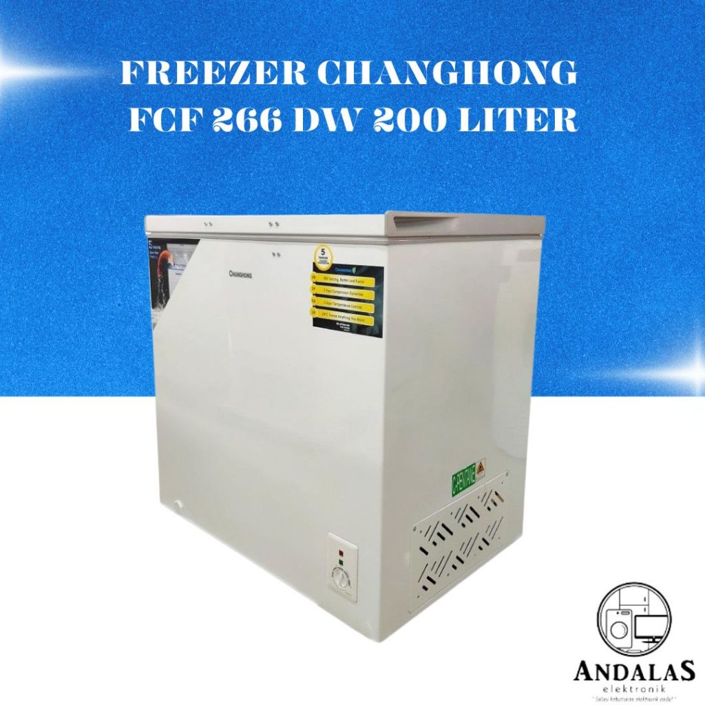 Jual Chest Freezer Changhong 220 Liter FCF-266-DW FCF266DW FCF266 ...