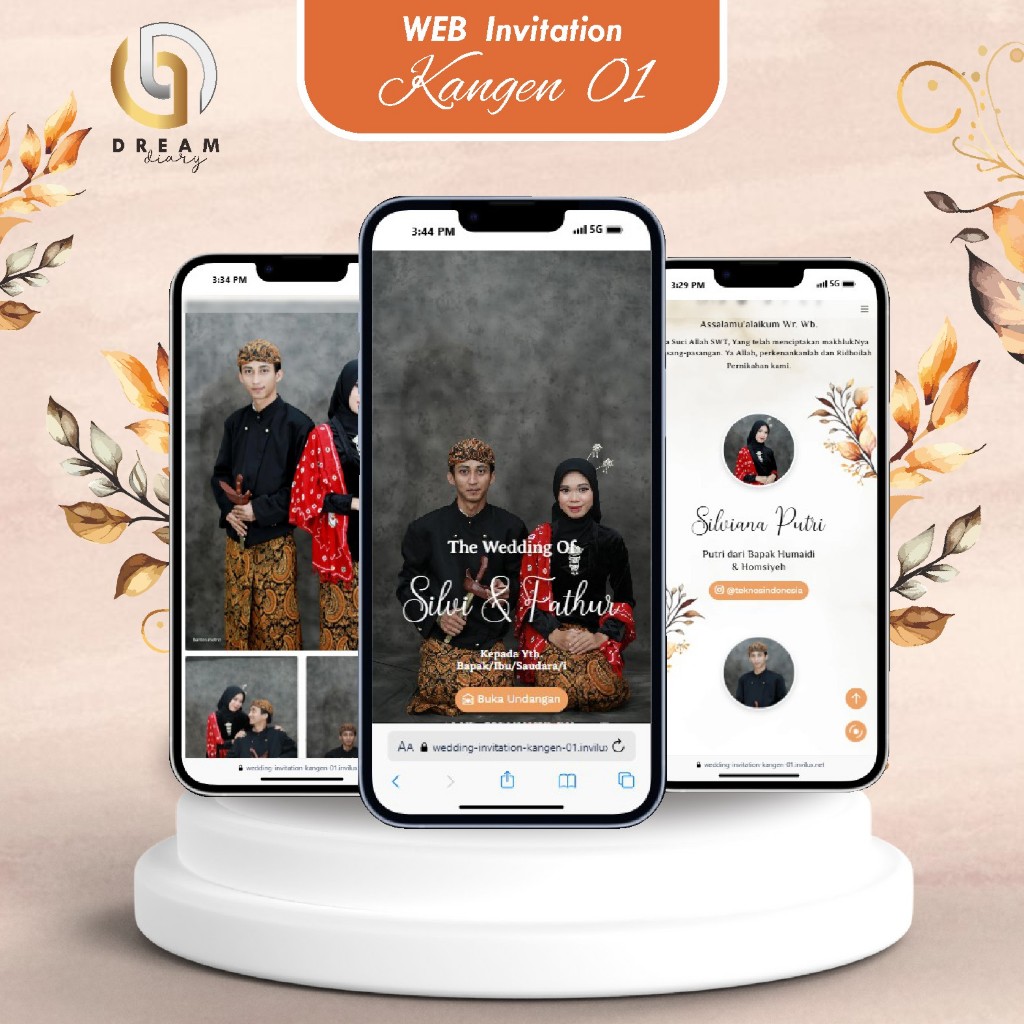 Jual UNDANGAN WEBSITE - UNDANGAN DIGITAL PERNIKAHAN - UNDANGAN ...