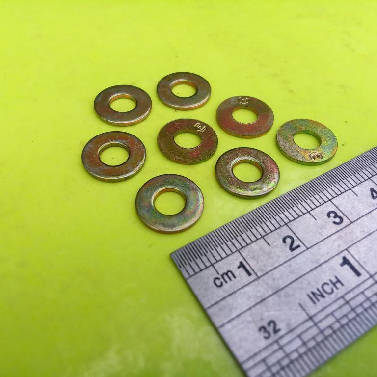 Jual RING PLAT KUNING M5 / RING BAUT KUNCI 8 / RING PLAT M5 KUNING ...