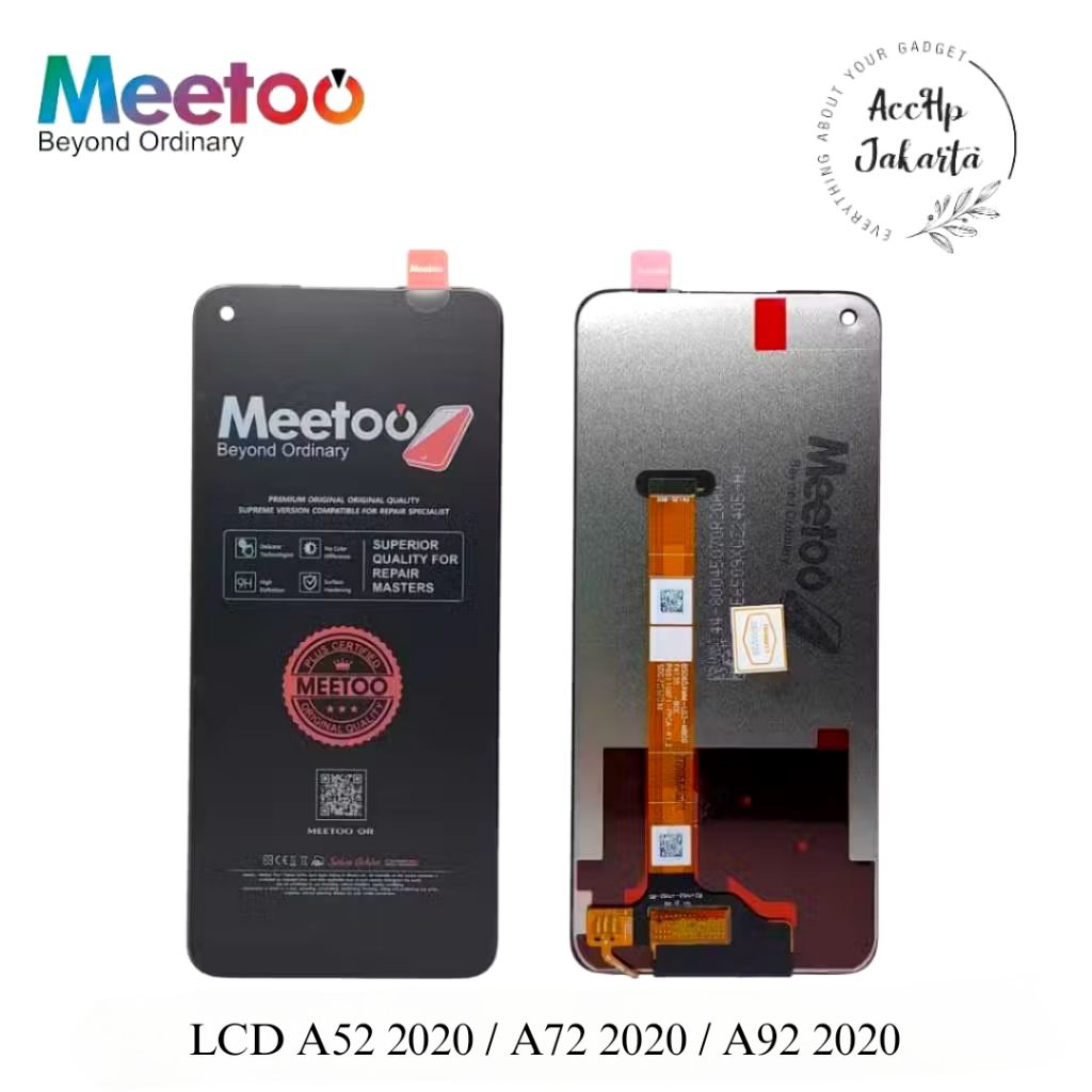 Jual LCD Touchscreen A52 2020 A72 2020 A92 2020 Meetoo Black Original ...