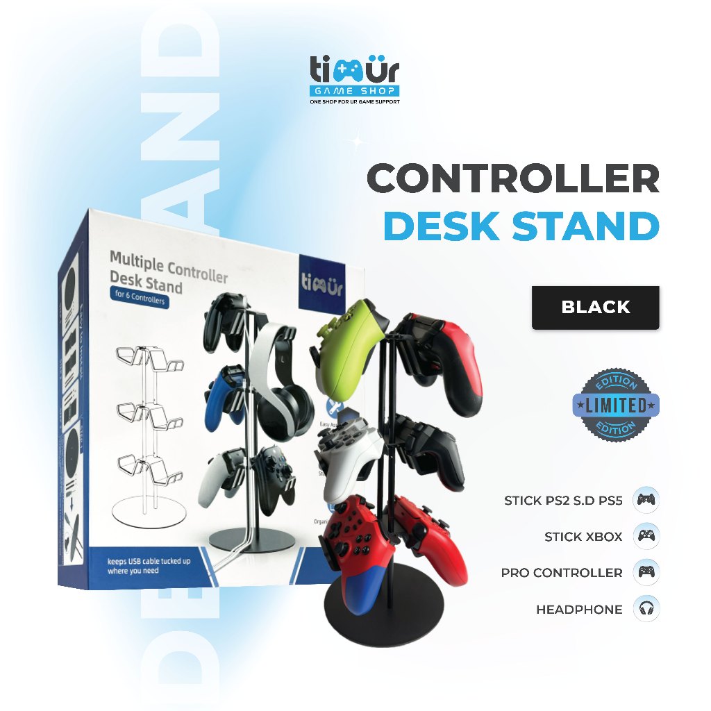 Jual Multiple Controller Desk Stand Tempat Dudukan Stick Stik PS3 PS4 ...