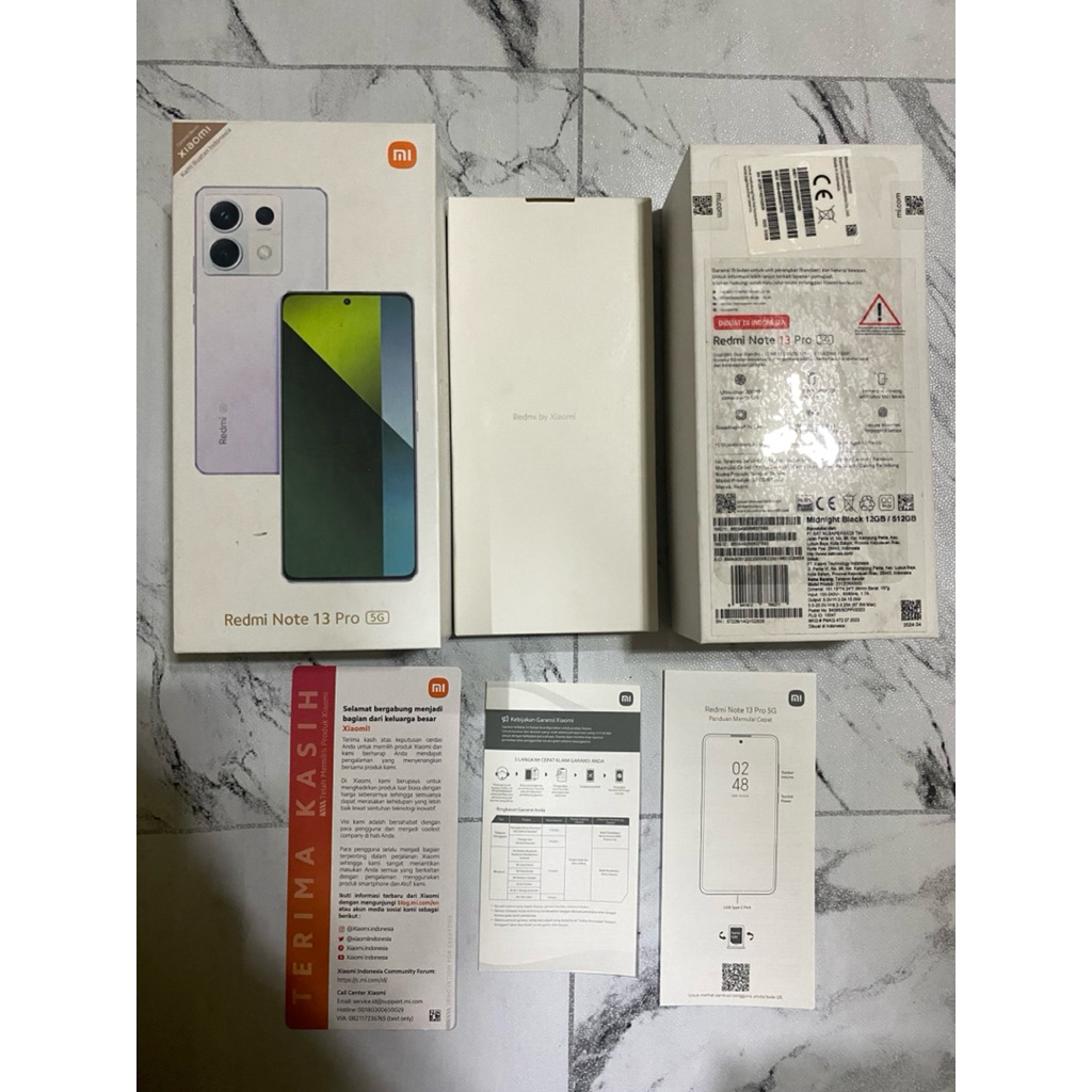 Jual Dus Box Redmi Note 13 Pro 5G Asli Copotan Original 100% (Tidak Ada ...