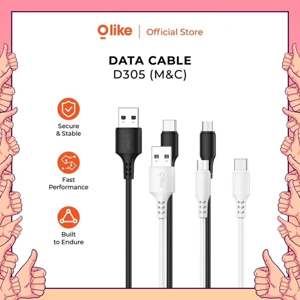 Jual Olike Kabel Data Micro Type C 2A Multi Protection D305M D305C ...
