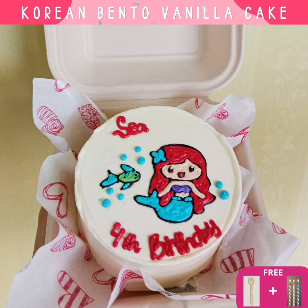 Jual Korean Bento Cake / Kue Ulang Tahun / Birthday Cake / Vanilla ...