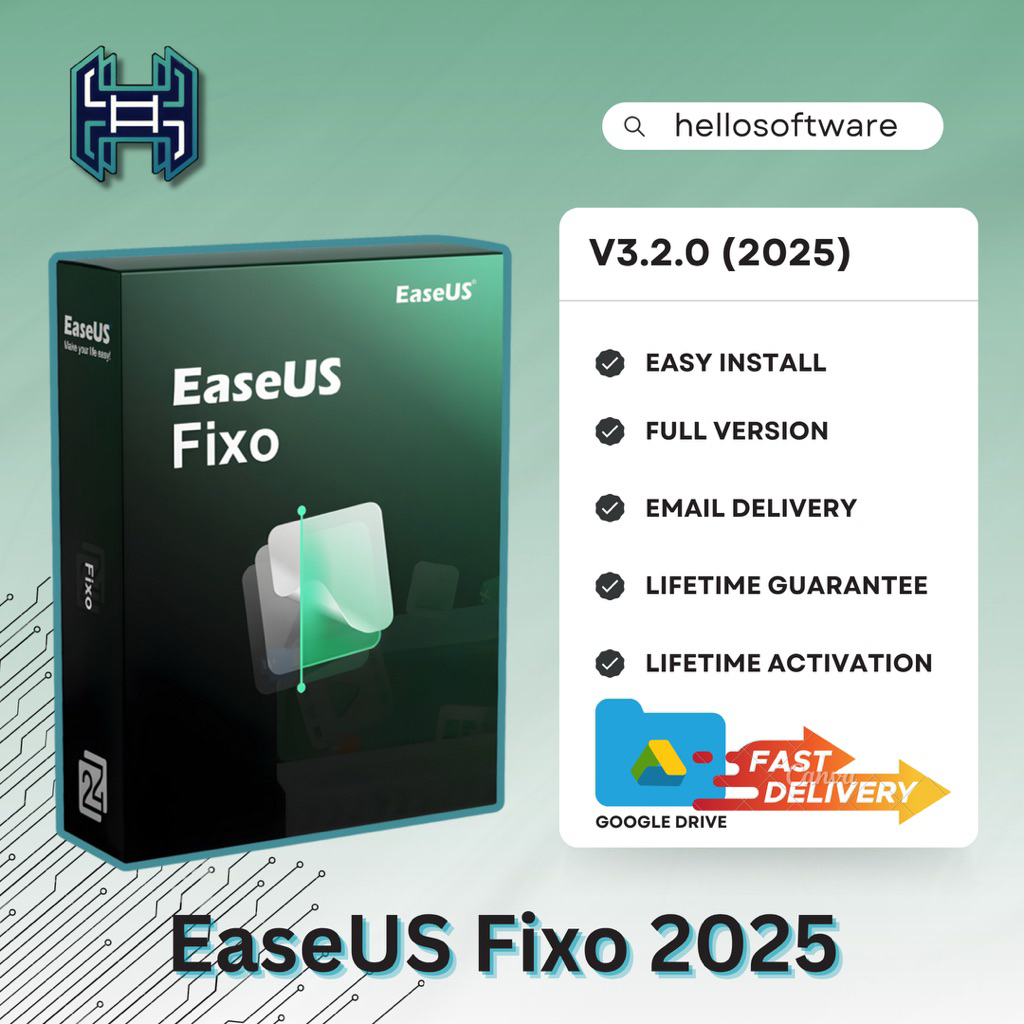 Jual EaseUS Fixo Technician v3.2.0 Build 20250507 Full Version (Versi Terbaru) | Shopee Indonesia